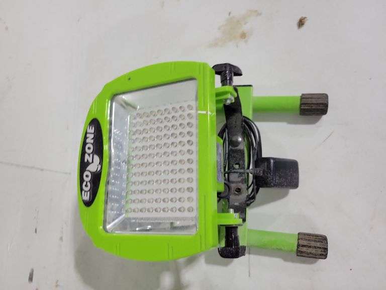 (2) Woods LED ECO-ZONE Rechargeable Portable Work Lights - Black And ...