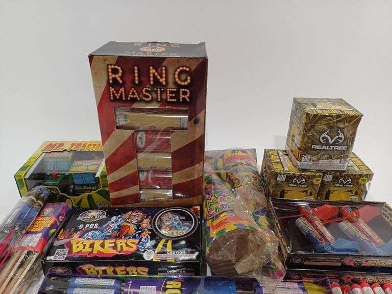 Large Fireworks Assortment! - Black And Gold Auctions
