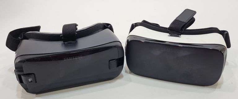 Pair of Virtual Reality Gaming Headsets (See Description) - Black And ...