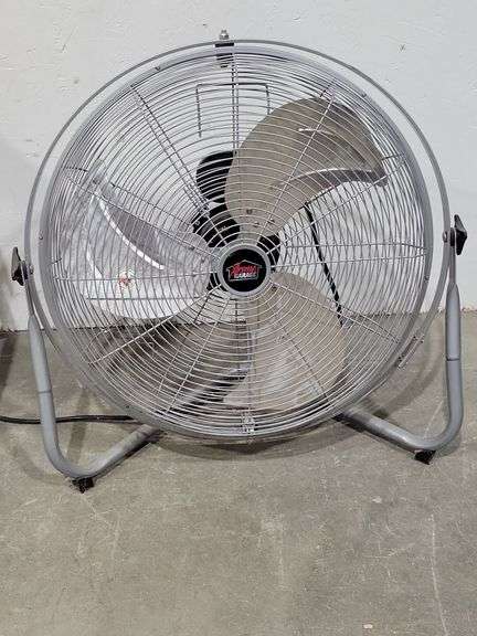 (2) Floor Fans - Black And Gold Auctions
