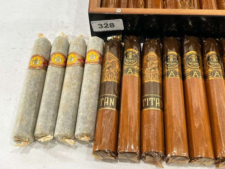 Tabacalera Cigar Box Full of Mixed Cigars - Black And Gold Auctions