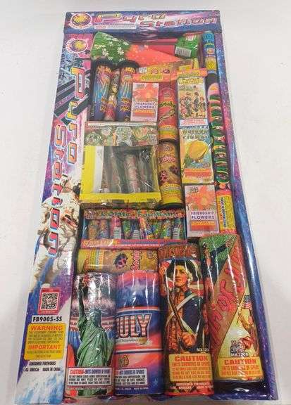 Pyro - Station Fireworks Assortment - Black And Gold Auctions