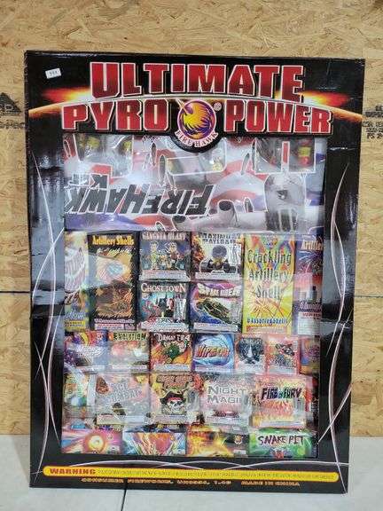 Gaint Fireworks Pack: Ultimate Pyro Power - Black And Gold Auctions