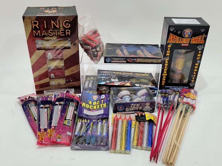 Fireworks Assortment! - Black And Gold Auctions