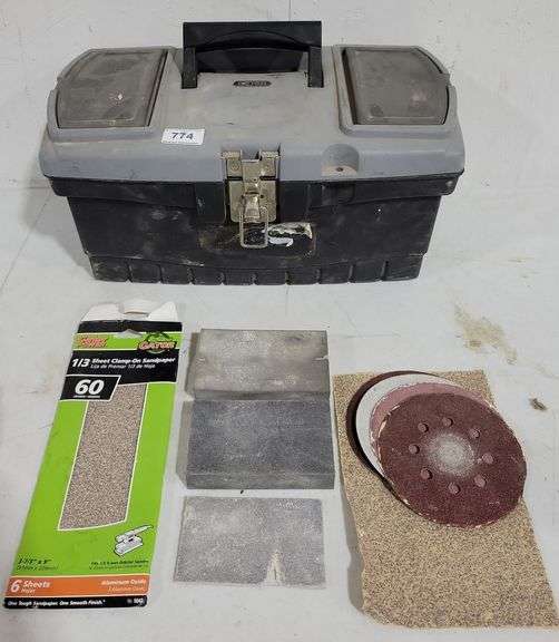 Jeter Tool Box With Bosch & Porter Cable Sander - Black And Gold Auctions