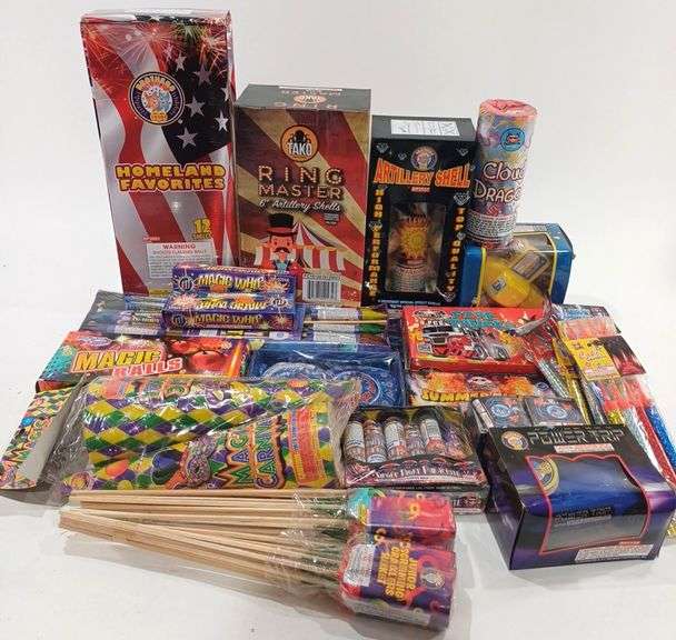 Fireworks Assortment! - Black And Gold Auctions