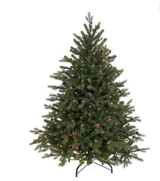 (3) Bethlehem Lights 4.5' Christmas Tree - Black And Gold Auctions