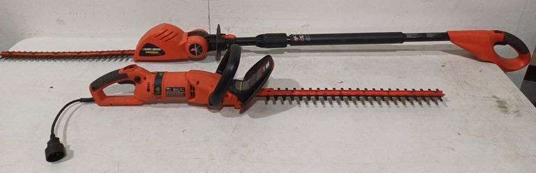 Black & Decker Extended Battery Powered Hedge Trimmer & Electric Hedge ...