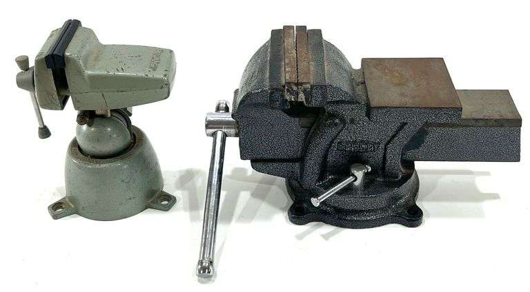 BESSEY & Panavise Portable Bench Vices 4” & 2.5” - Black And Gold Auctions