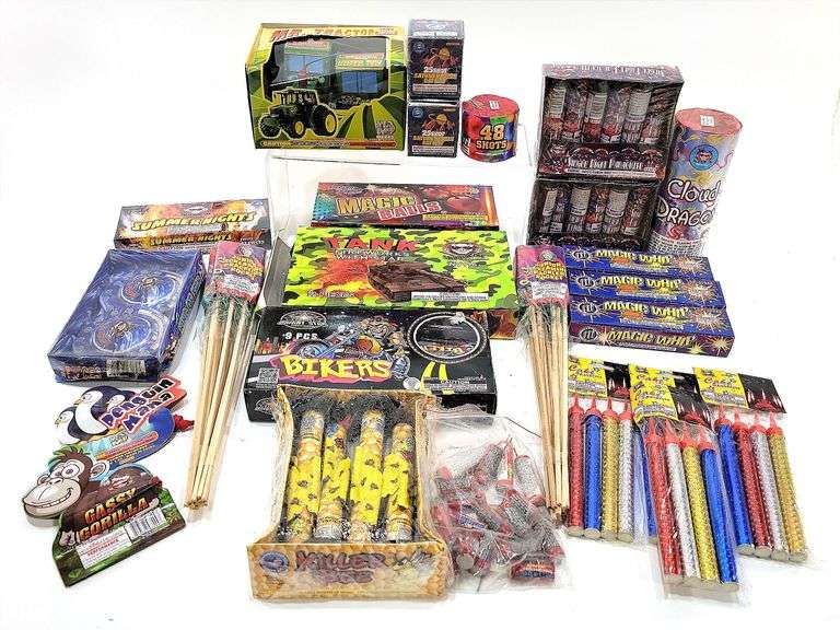 Fireworks Assortment! - Black And Gold Auctions