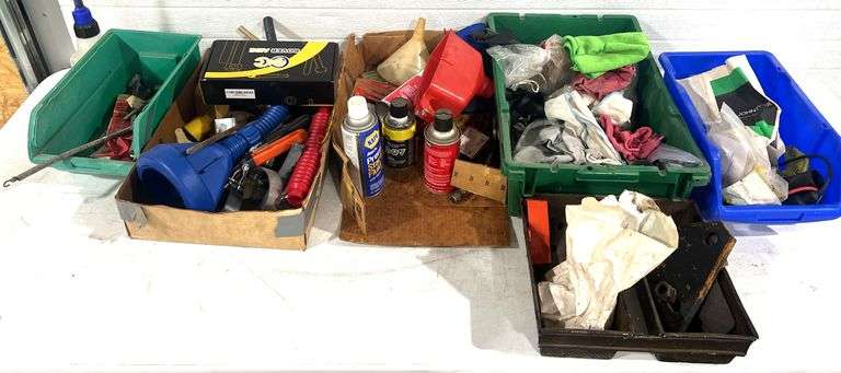 Shop Tools, Parts, Aersols, Shop Rag, Parts Containers - Black And Gold ...