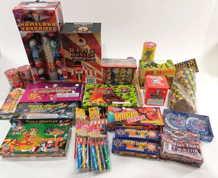 Fireworks Assortment! - Black And Gold Auctions