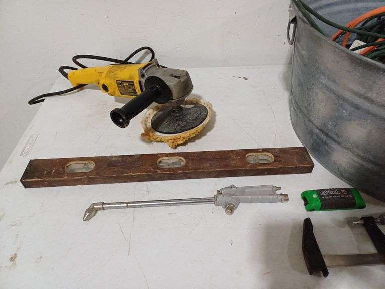 DeWalt Angle Polisher, Ratchet Straps, Welding Torch, Clamp & More ...