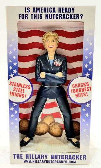 New Hillary Clinton Nutcracker - Black And Gold Auctions