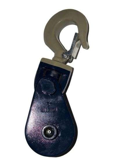 Weisner Sheave Block w/ Hook - 4 Ton - 4.5” - Black And Gold Auctions