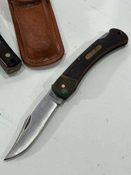 (3) Vintage SCHRADE Knives - Black And Gold Auctions