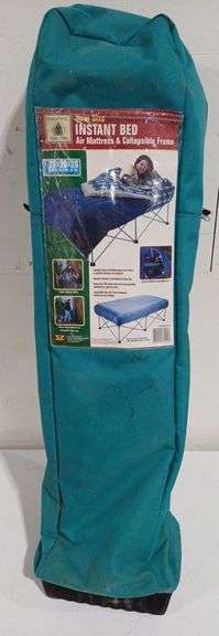 Northwest Territory Twin Size Instant Bed w/ Storage Bag - Black And ...