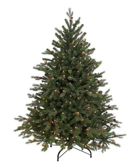Bethlehem 4.5ft Hunter Fir Full Tree - Black And Gold Auctions