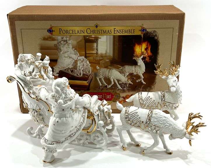 GRANDEUR NOEL Collector’s Edition 2000 Porcelain Christmas Ensemble ...