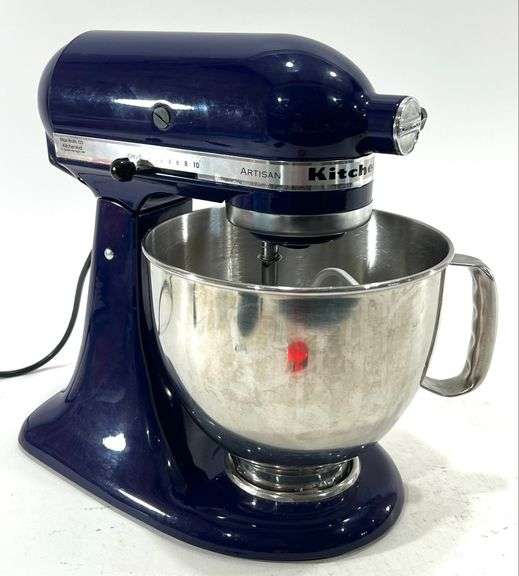 KitchenAid Artisan Blue Stand Mixer 325w - Black And Gold Auctions