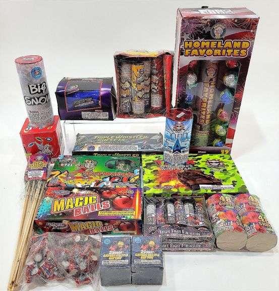Fireworks Assortment! - Black And Gold Auctions