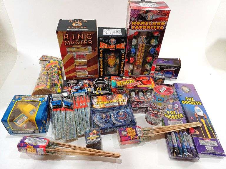 Firework Assortment! - Black And Gold Auctions