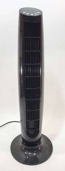 Intertek Digital Oscillating Tower Fan - Black And Gold Auctions