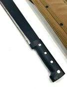18” Machete w/ Case - Black And Gold Auctions