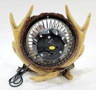 8" Antler Themed Desk Fan - Black And Gold Auctions