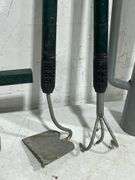 Yard Tools - Bulb Hound / Post Pounder / Hoe & Garden Fork - Black And ...