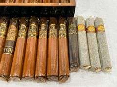 Tabacalera Cigar Box Full of Mixed Cigars - Black And Gold Auctions