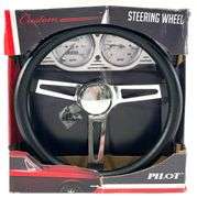 New PILOT Custom Steering Wheel - SW-800 - Black And Gold Auctions