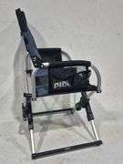 Pico Folding Arm Chair W/Case & Instructions - Black And Gold Auctions