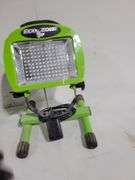 (2) Woods LED ECO-ZONE Rechargeable Portable Work Lights - Black And ...