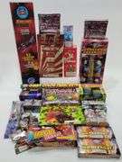 Large Fireworks Assortment! - Black And Gold Auctions