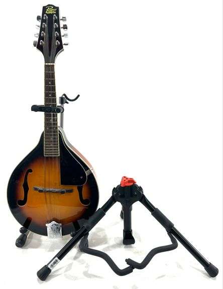 ROGUE Fine Instruments Acoustic Guitar w/ Stand & GS-55 Stand - Black ...