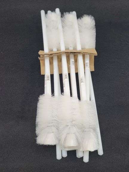 (12) New 24" Spectrum Polyester Bottle Cleaning Brushes - Black And ...