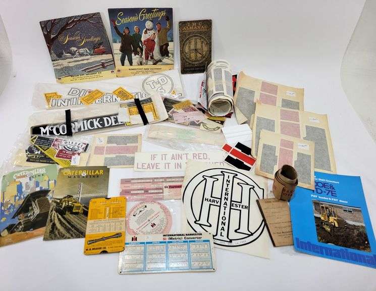 VTG International Harvester Co Decals, Stickers, Almanacs, & Much More ...