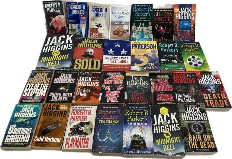 Vintage Books - Jack Higgins / Robert B. Parker / James Patterson ...