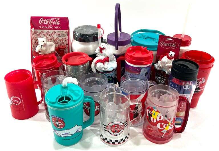 New & Used Coca-Cola Drinking Cups & Mugs - Black And Gold Auctions