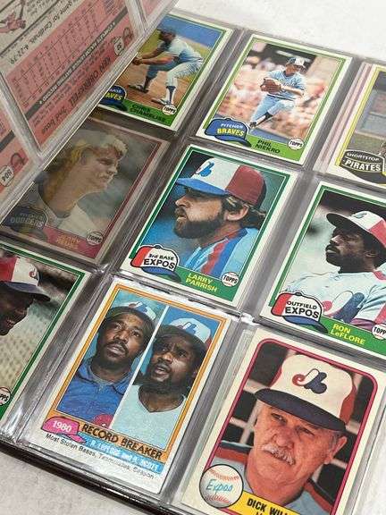 1980’s Topps MLB Baseball Card Collection - Black And Gold Auctions
