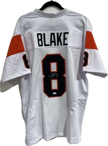 Jeff Blake Autographed Bengals Jersey - Black And Gold Auctions
