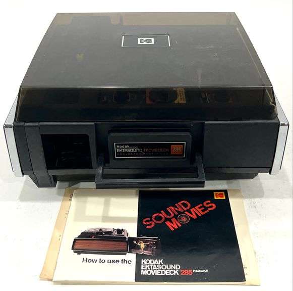 KODAK EKTASOUND Moviedeck 285 Projector - Black And Gold Auctions