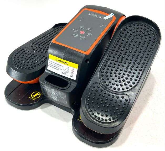 Motorized Elliptical Trainer - Black And Gold Auctions