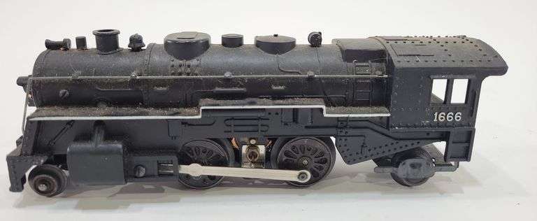 Model Train: No 1666 Steam Locomotive - Black And Gold Auctions