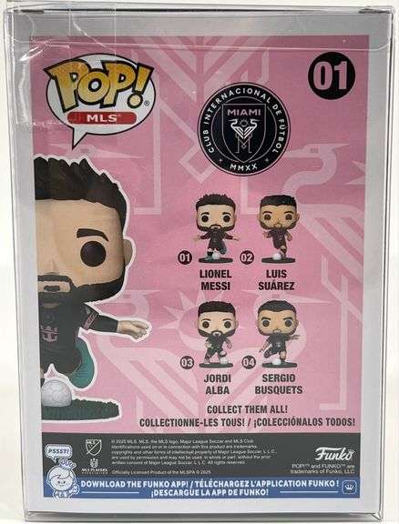 Lionel Messi Autographed Funko Figure - Black And Gold Auctions