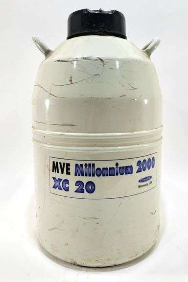 MVE Millennium 2000 XC 20 Cryogenic Semen Transfer Tank - Black And ...