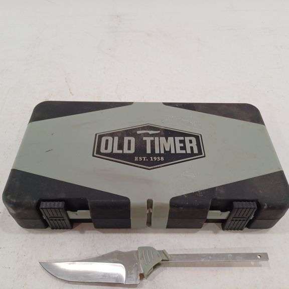 Old Timer Switch-It Hunting Knives Kit - Black And Gold Auctions