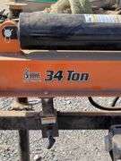 Brave 34-Ton Verticle/Horizontal Log Splinter - Black And Gold Auctions