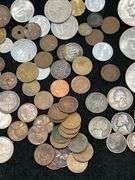Mash-Up Coin Lot: Ike Dollars, Foreign Coins, Silver Coins, More ...